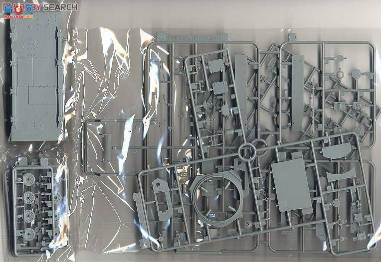 威龙 维修坦克 6438 德国Sd.Kfz.164贝格装甲第4号回收车-战车-模型高手网-板件图纸说明书