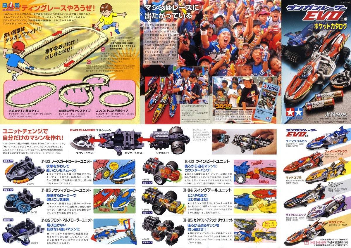 田宫 子弹车 17707 Dangun Racers EVO Jet Vulcan-动态-模型高手网-板件图纸说明书