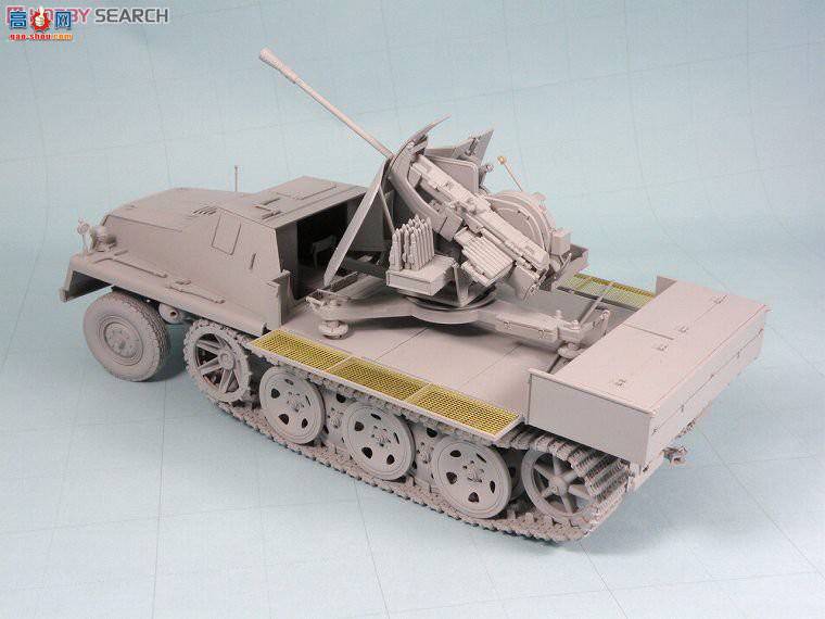 长城 半履带 L3516 二战德军sWS 3.7CM Flak43自行防空炮-战车-模型高手网-板件图纸说明书