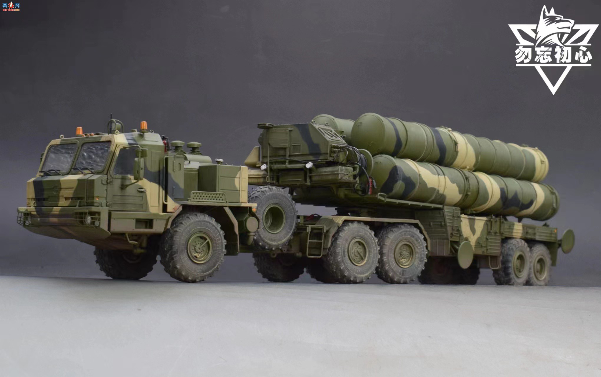 勿忘初心作品 | 小号手S400防空导弹发射车-战地英豪-模型高手网-板件图纸说明书